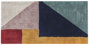 Bavlněný koberec 80 x 150 cm vícebarevný JALGAON Beliani