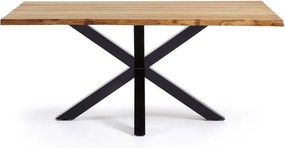 Jídelní stůl s deskou v dubovém dekoru 90x160 cm Argo – Kave Home