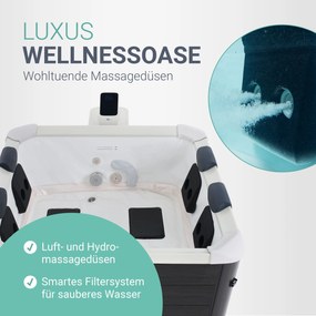 Juskys Vířivka Oslo s LED osvětlením Velikost: Oslo Plus