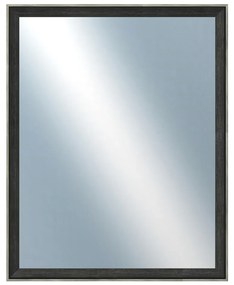 DANTIK - Zarámované zrcadlo - rozměr s rámem cca 40x50 cm z lišty Inclinata colori černá (3132)