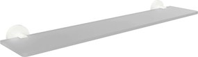 Sapho X-Round - Polička, délka 60 cm, matné sklo/bílá XR609W