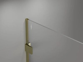 Mexen Lunar sprchová stěna Walk-in pravá 60 x 200 cm, transparentní 8 mm, zlatá - 830-060-000-50-00-P