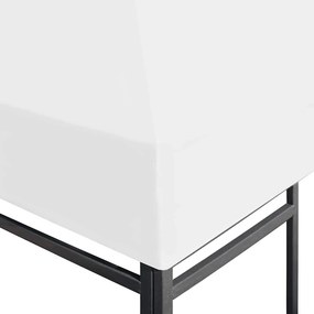 Náhradní střecha na altán 270 g/m² 3 x 3 m bílá 312080