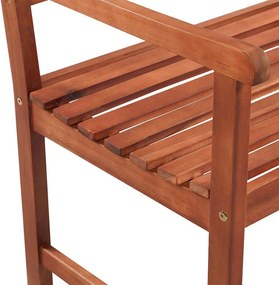 Zahradní lavice s poduškou 120 cm masivní akáciové dřevo 3063787
