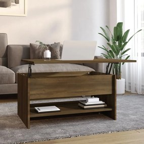 vidaXL Konferenční stolek 80 x 50 x 40 cm kompozitní dřevo [809656] Barva: hnědý dub