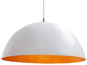 OnaDnes -20% Moebel Living Bílozlaté závěsné světlo Dome 70 cm