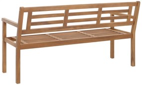 Zahradní lavička HWC-N47, 82x145x59 cm, akáciové dřevo - bez polštáře