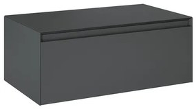 LOTOSAN Akra skříňka s deskou SLIM 80cm, antracit matná AQ LN8933