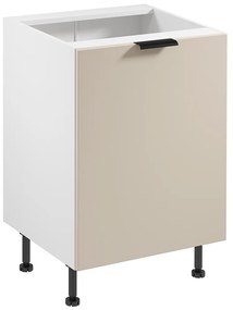 SORENTO pl | dolní skříňka D60 s dvířky | 60 cm | PRAVÁ | bílá/béžová
