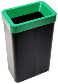 Odpadkový koš na tříděný odpad Caimi Brevetti Maxi N,70 L, zelený, sklo barevné