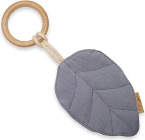 Kousátko s listy pro děti New Baby Leaf grey