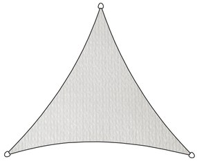 Livin' outdoor Stínící plachta ISEO trojúhelníková bílá 3,6x3,6x3,6m