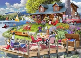 BLUEBIRD Puzzle Odpočinek u jezera / 500 dílků / od 12 let