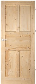 Verona Interiérové dveře 90 P, 950 × 1985 mm, masivní dřevo, pravé, smrk, plné