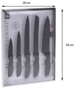 Kuchyňský nůž Black sada 5ks