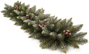 Girlanda Premium zasněžená s jeřabinou 100 cm
