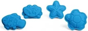 Bigjigs Toys Silikonové formičky Ocean modrá / od 18 měsíců