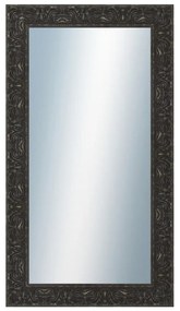 DANTIK - Zarámované zrcadlo - rozměr s rámem cca 50x90 cm z lišty PRAHA černá (2753)
