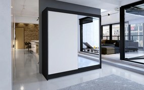 ADRK Furniture Posuvná skříň s zrcadlem VIKI 180 ADRK-SW-VIK-BW-180