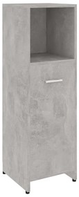 3dílná koupelnová sestava betonově šedá kompozitní dřevo - Default Title