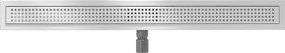 Mexen Flat nerezový sprchový žlab 80 cm vzor M08, 1025080-15