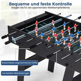 Costway Skládací stolní fotbal s 22 hracími figurkami a 2 míčky a 2 počítadlem