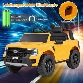 Costway Dětské elektrické auto Ford 12 V dětské auto elektrické s dálkovým