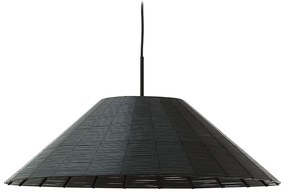 Černé stínidlo z umělého ratanu ø 70 cm Saranella – Kave Home