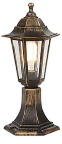 Venkovní lampa staromosaz IP44 - New Haven