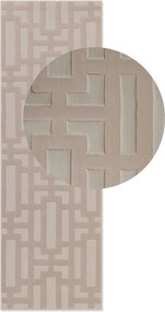 ELLE Decoration, Běhoun Perles 106189 Beige Cream z kolekce Elle, 80x240, béžová, ložnice