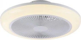 LD 14623-16 LED stropní svítidlo s ventilátorem BRANDA bílé RGB CCT, RGB/3000-6500K - JUST LIGHT