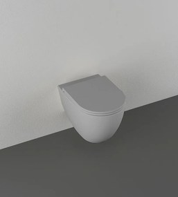 Isvea Isvea, INFINITY závěsná WC mísa, Rimless, 36,5x53cm, stone grey, 10NF02005-2V