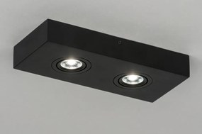 Stropní LED svítidlo Spot Quality Quadra 2 Black