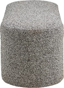 Šedá lavice z textilie bouclé Westport – House Nordic