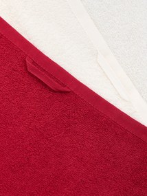 Sinsay - Bavlněné vánoční ručníky se stromkem a sobem 2 pack - kaštanová