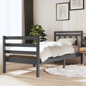 vidaXL Rám postele masivní dřevo 90 x 200 cm [3100640] Barva: Přírodní