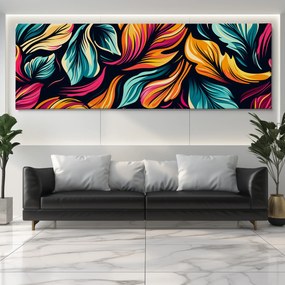 Obraz na plátně - Laterna Listem FeelHappy.cz Velikost obrazu: 120 x 40 cm