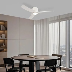ZEVENTI - LED Stropní ventilátor ORBITO LED/24W/230V Wi-Fi Tuya bílá + DO
