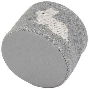 Šedý bavlněný organizér Kindsgut Bunny, ø 16 cm