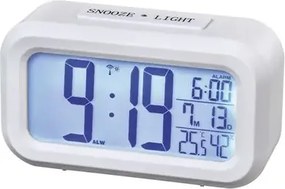 Hama RC 660 bílá / digitální budík / řízený rádiovým signálem
