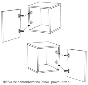 Obývací stěna CALABRINI b | 300 cm | 7 dílů U | bílá lesk