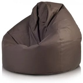 Ecopuf Sedací vak Ecopuf - VIPER polyester NC15 - Tmavě hnědá