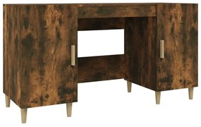 Petromila Psací stůl kouřový dub 140 x 50 x 75 cm kompozitní dřevo