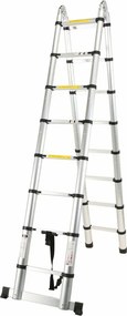 Teleskopický žebřík, 2 x 2,8 m, XL