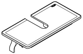 GROHE 26362LN1 - Polička EUPHORIA 150 mm bílá