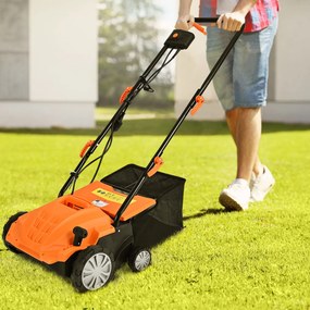 Costway Elektrický vertikutátor provzdušňovač trávníku 1500 W 2-in