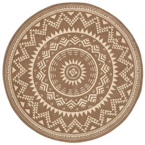 Hanse Home Collection koberce Kusový koberec Celebration 103443 Valencia Brown kruh Rozměry koberců: 140x140 (průměr) kruh