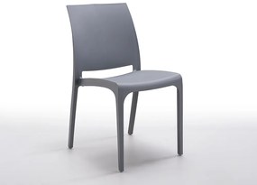 Plastová židle VOLGA šedá