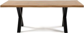Jídelní stůl v dekoru dubu 90x160 cm Kora – Bonami Essentials