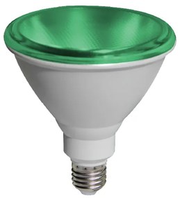 ACA DECOR SMD LED žárovka PAR38 E27 15W IP65 Zelená